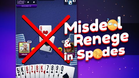What are Renege and Misdeal in Spades? - VIP Spades